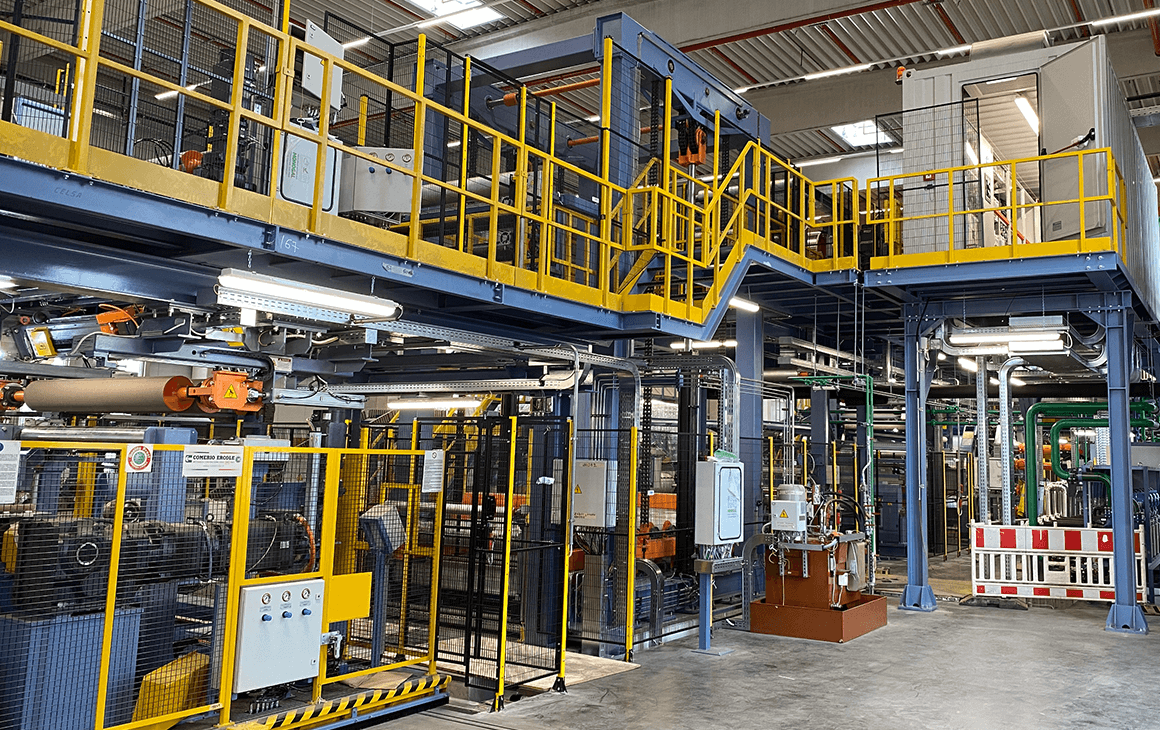 4 Roll Calender Line Installation | Beck & Pollitzer