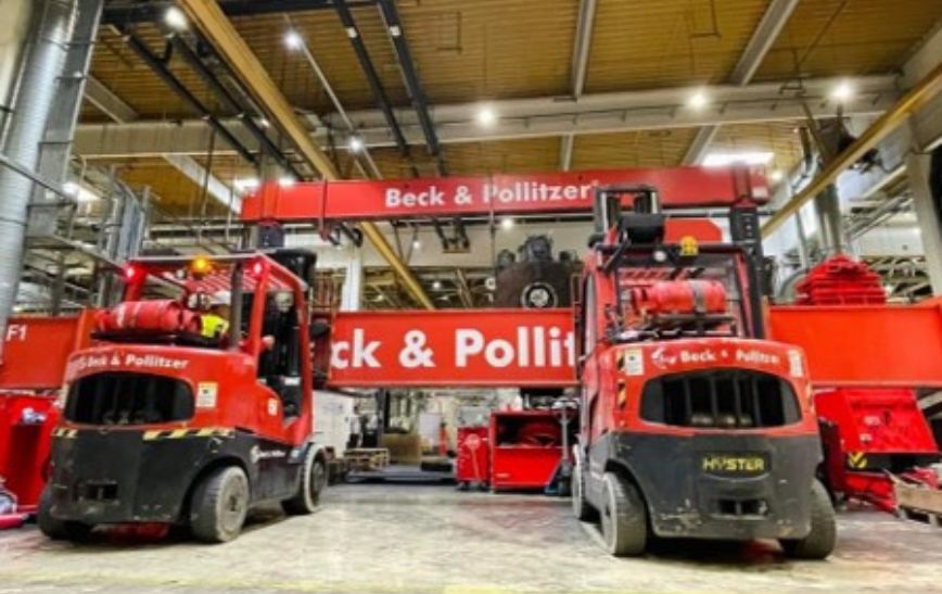 Disassembly and removal of Komatsu forging press | Beck & Pollitzer